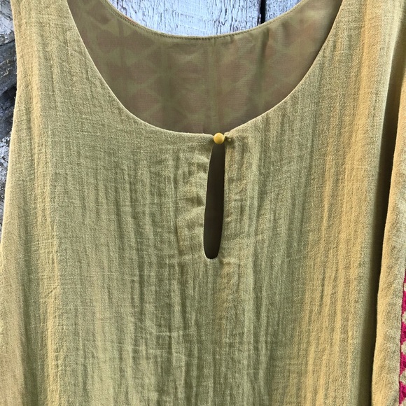 THML | Tops | Thml Aztec Print Tank Top W Flounce Bottom | Poshmark